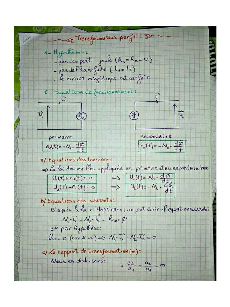 Résumé1 Electrotechnique fondamentale 2 | PDF