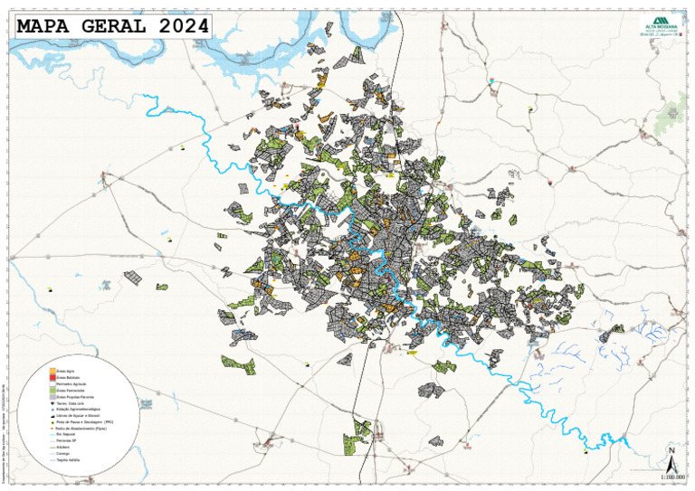 Mapa Geral 2024 - Talhonamento - Georreferenciado | PDF