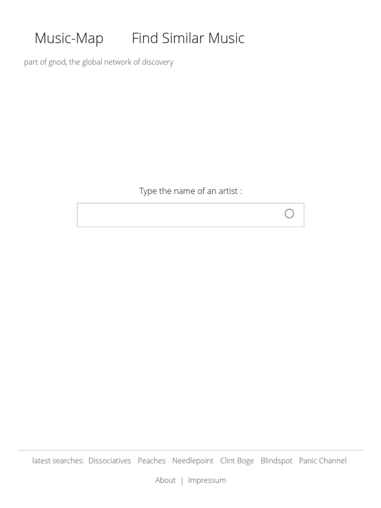 Music-Map - Find Similar Music | PDF