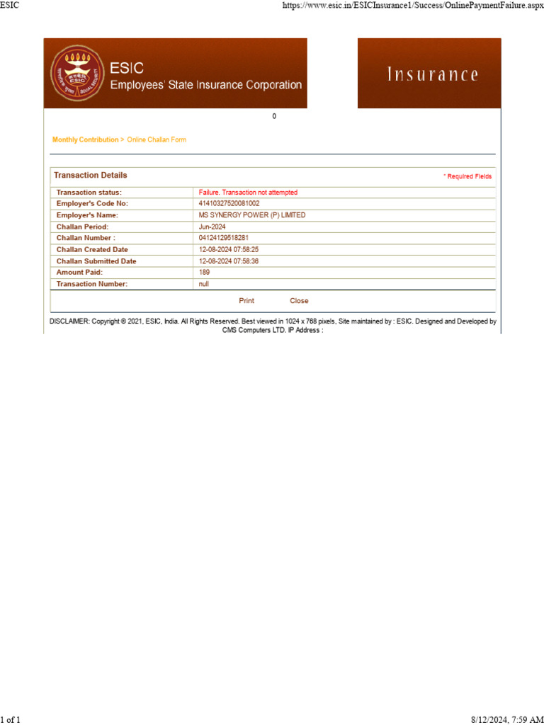 Esic Suplementary Esi June2024 | PDF