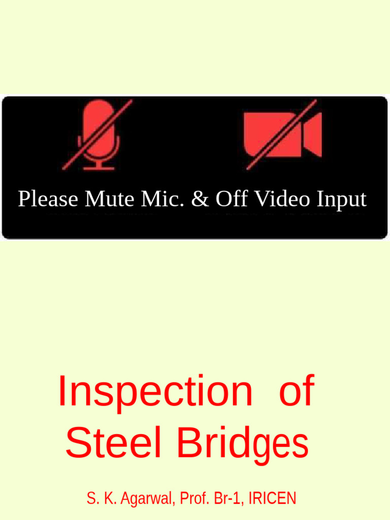 Steel Bridge Inspection Guide | PDF | Deformation (Engineering) | Rivet