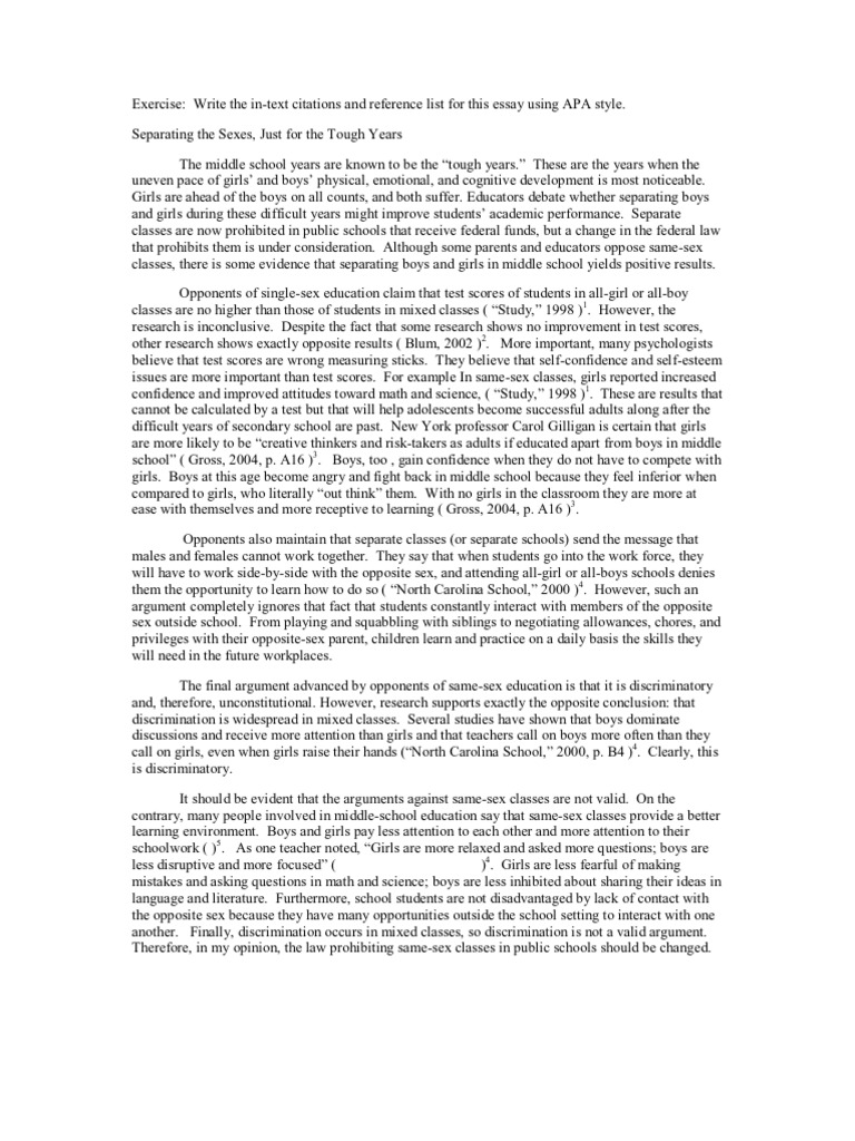 Exercise On Citations (Reference List Done) | PDF | Wellness