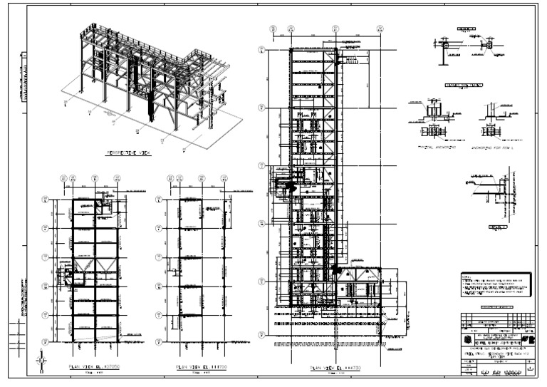 33-18-11120 - Steel Structure Secondary Pipe Rack n 2 -Plan View ...