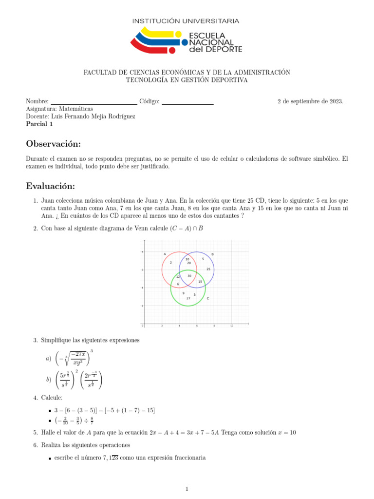 Examen P1-2 | PDF