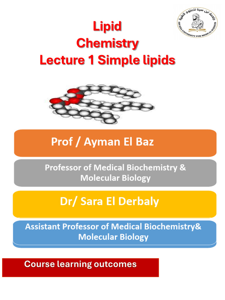 Simple Lipid | PDF | Lipid | Fatty Acid