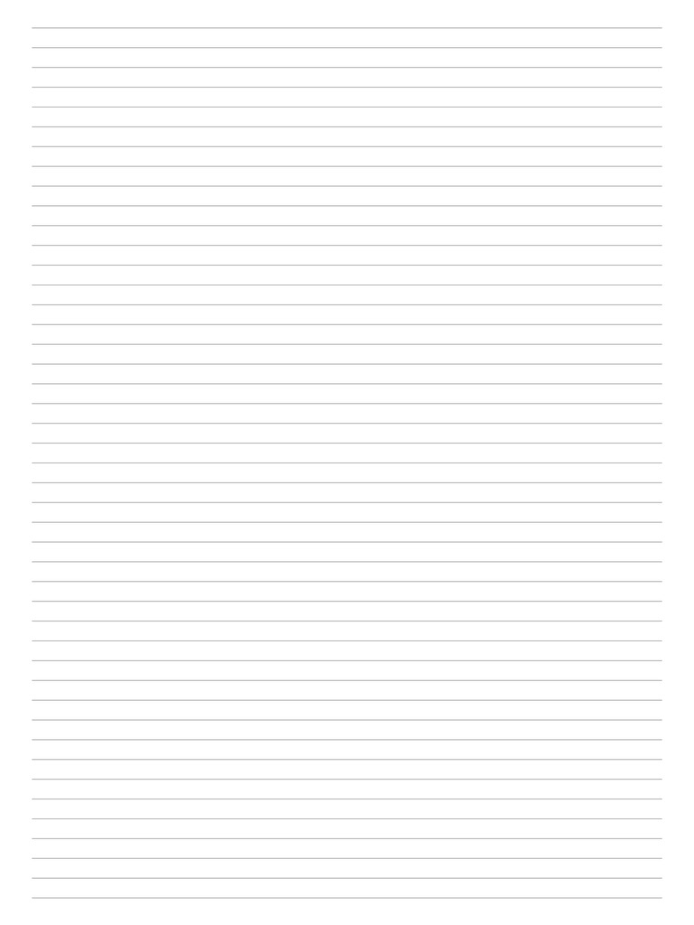 A4 Lined Narrow | PDF