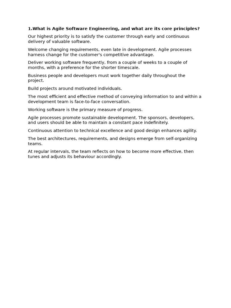 Agile - Notes | PDF | Agile Software Development | Scrum (Software ...