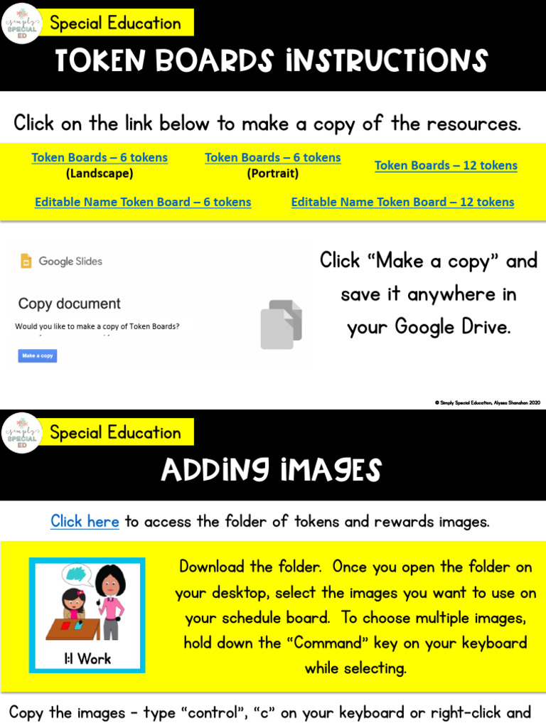 Token Board Digital Instructions | PDF | Computer Keyboard | Computing