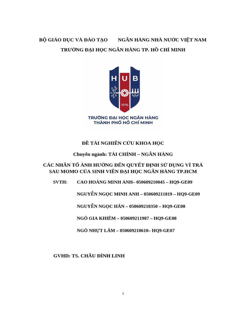 Đề tài NCKH sửa | PDF