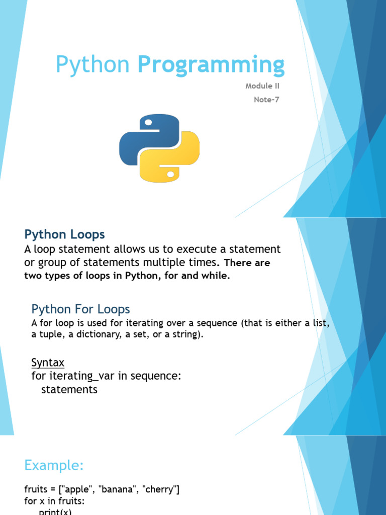 Python 7 | PDF | Control Flow | Python (Programming Language) Python 7 | PDF | Control Flow | Python (Programming Language)