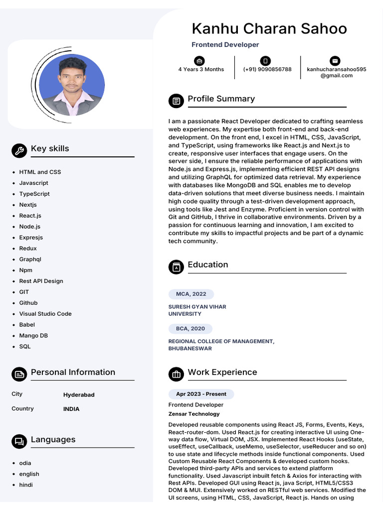 Kanhu Charan Sahoo Pdf Java Script Software Engineering