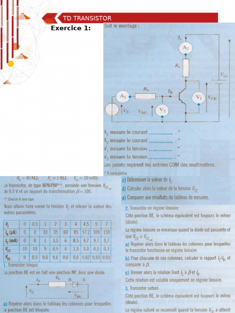 TD Transistor | PDF