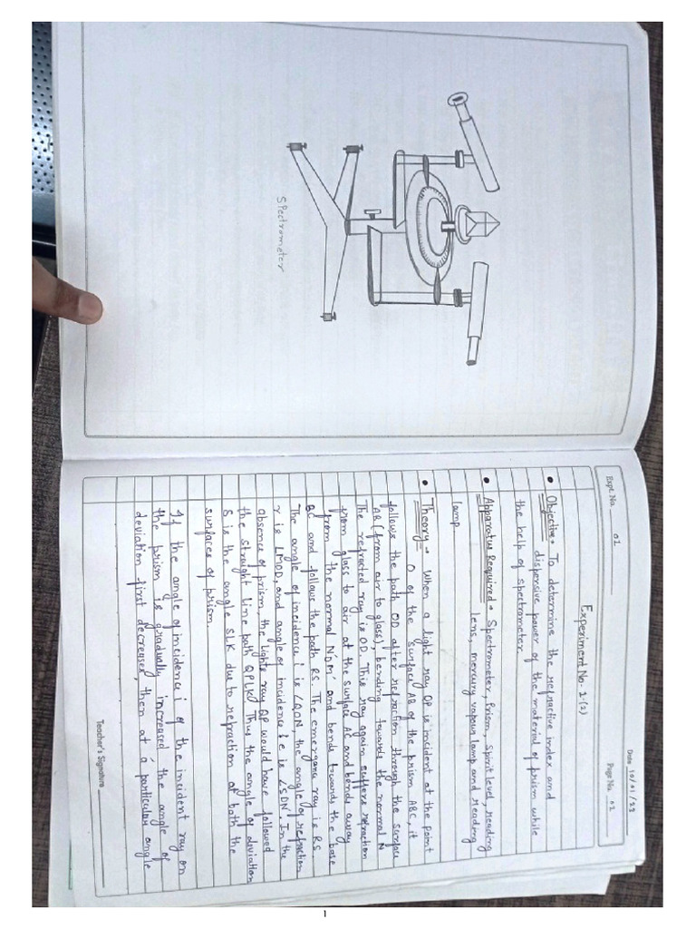 Physics Practical Notebook | PDF