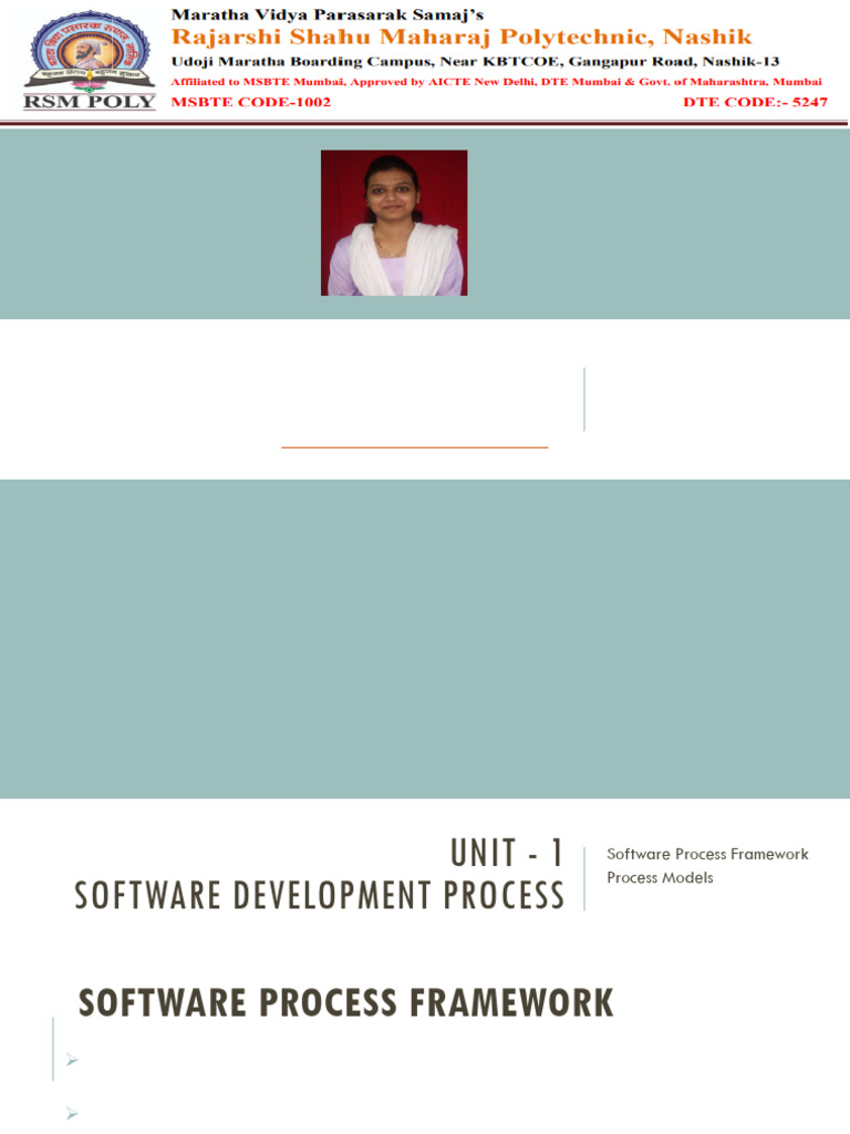 unit-1-software_process_framework_process-models | PDF | Software Prototyping | Formal Methods