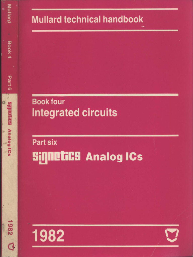 Mullard Book 4 Part 6 Signetics Analogue ICs 1982 | PDF