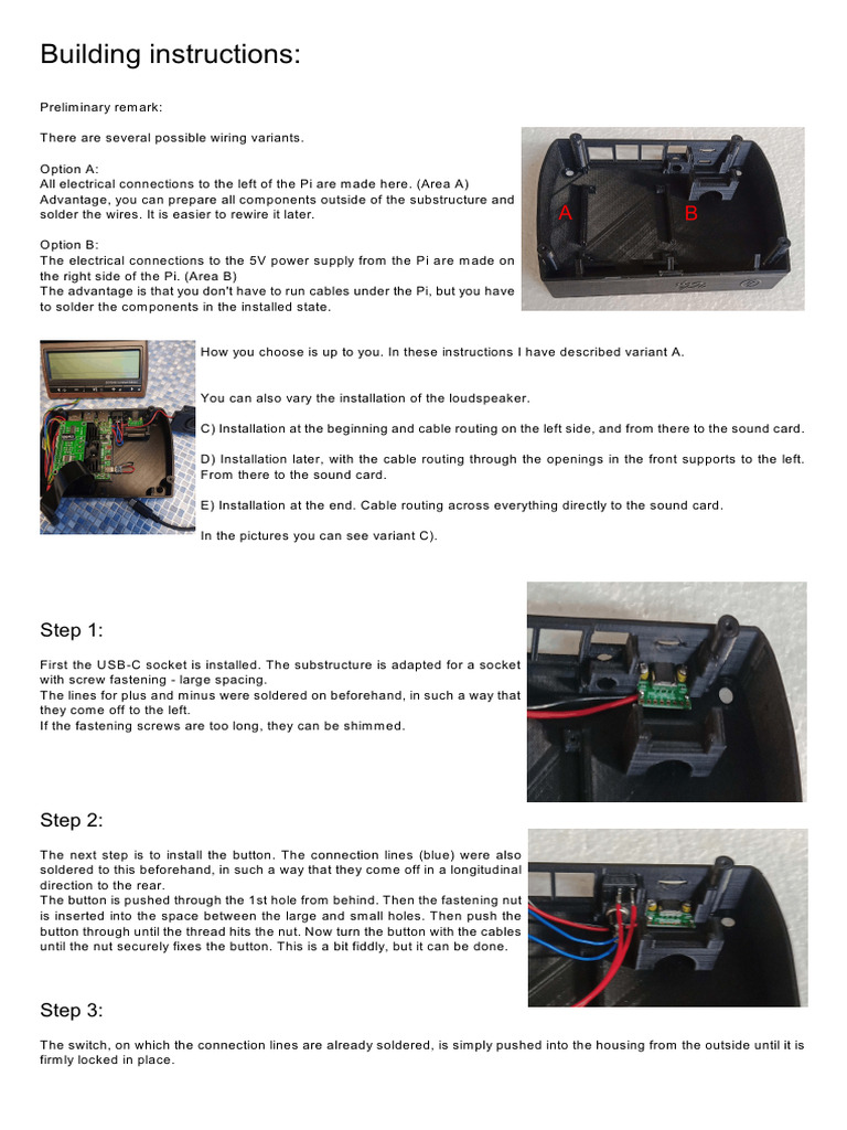 Building-instructions | PDF | Electrical Connector | Electrical Components