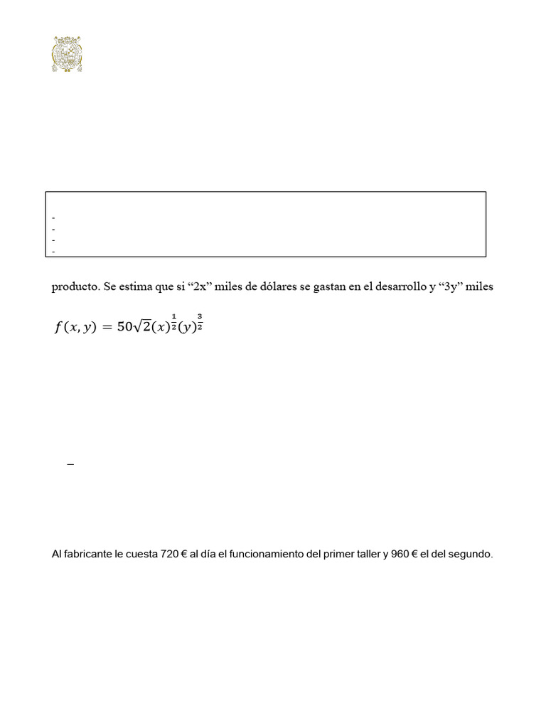 306 FILA B MATEMATICA II EXAMEN FINAL 2024 II | PDF