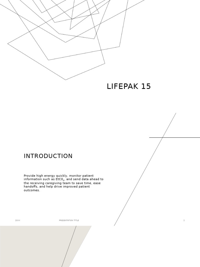 LIFEPAK 15: EMS Performance Enhancer | PDF
