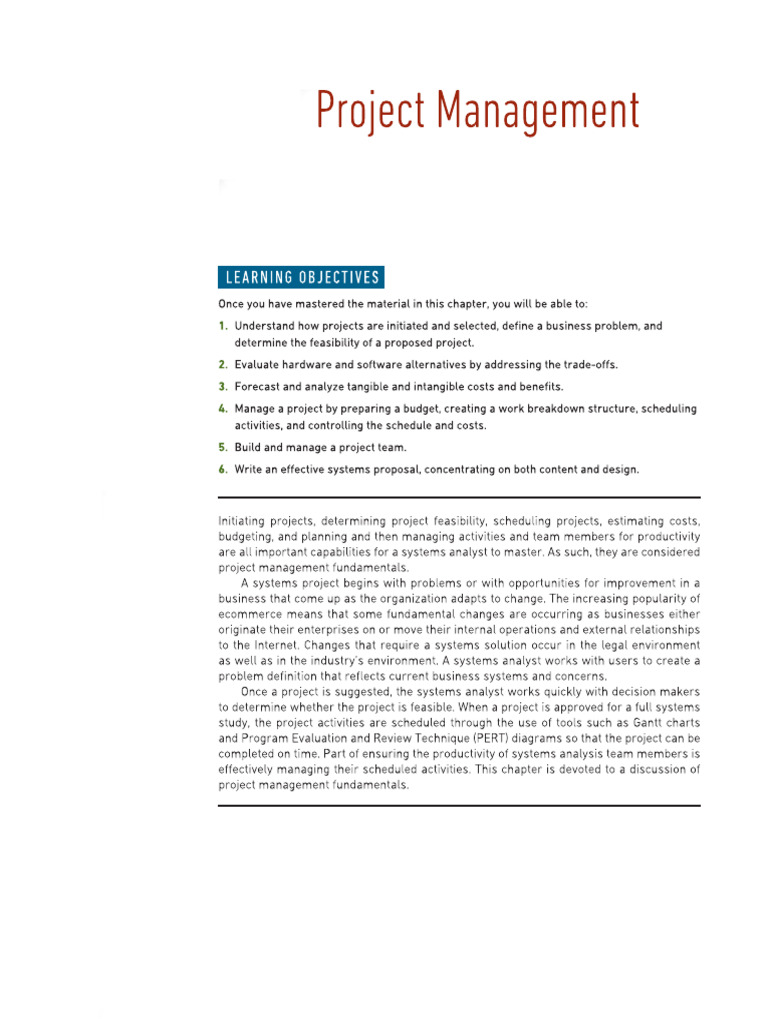 Project Management | PDF