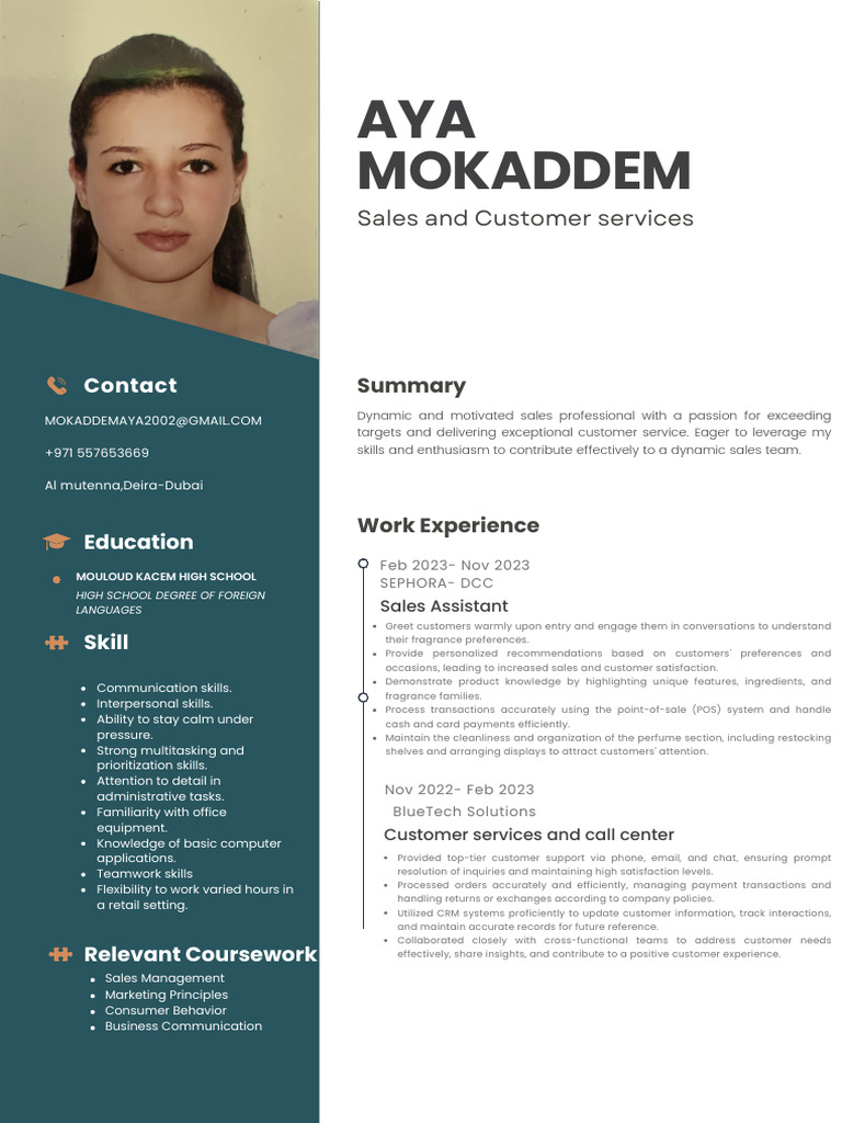 Aya Customor Service | PDF | Point Of Sale | Sales