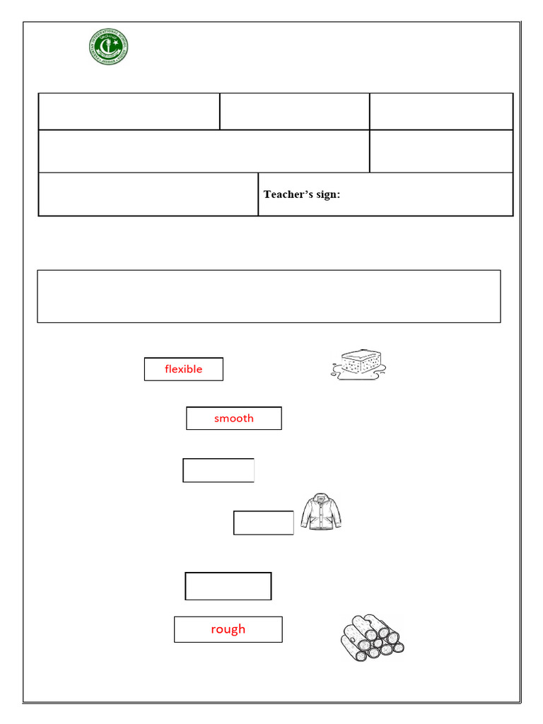 Science Review Pack for Grade 1 | PDF | Materials