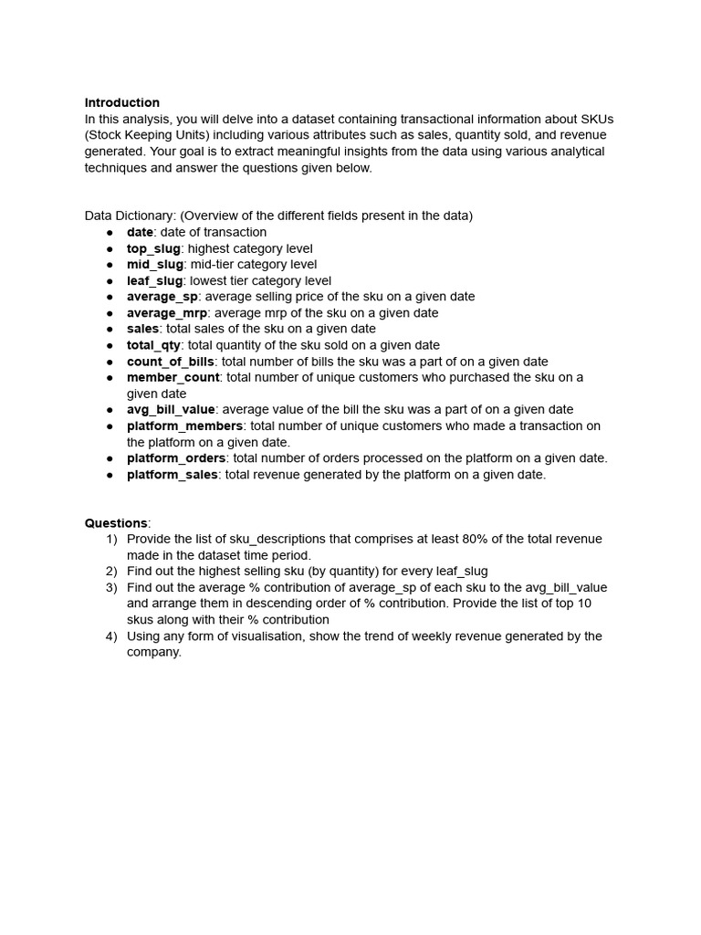 Assignment Details | PDF