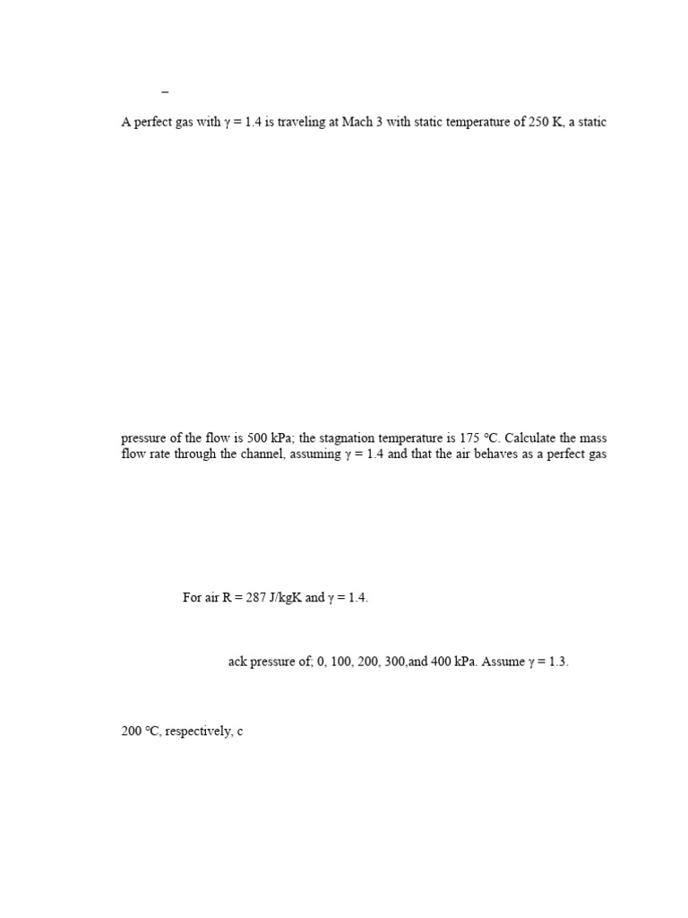 FME 432-532 Compressible Flow Examples | PDF | Fluid Dynamics | Mach Number