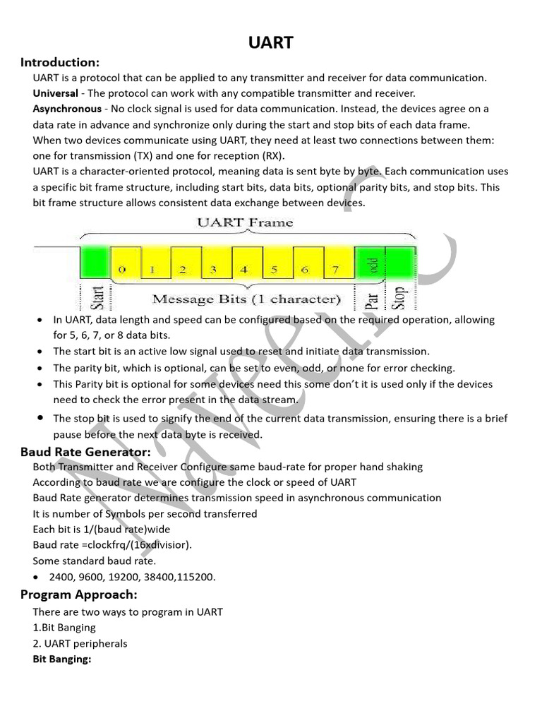 UART_Document | PDF | Information And Communications Technology | Computer Architecture