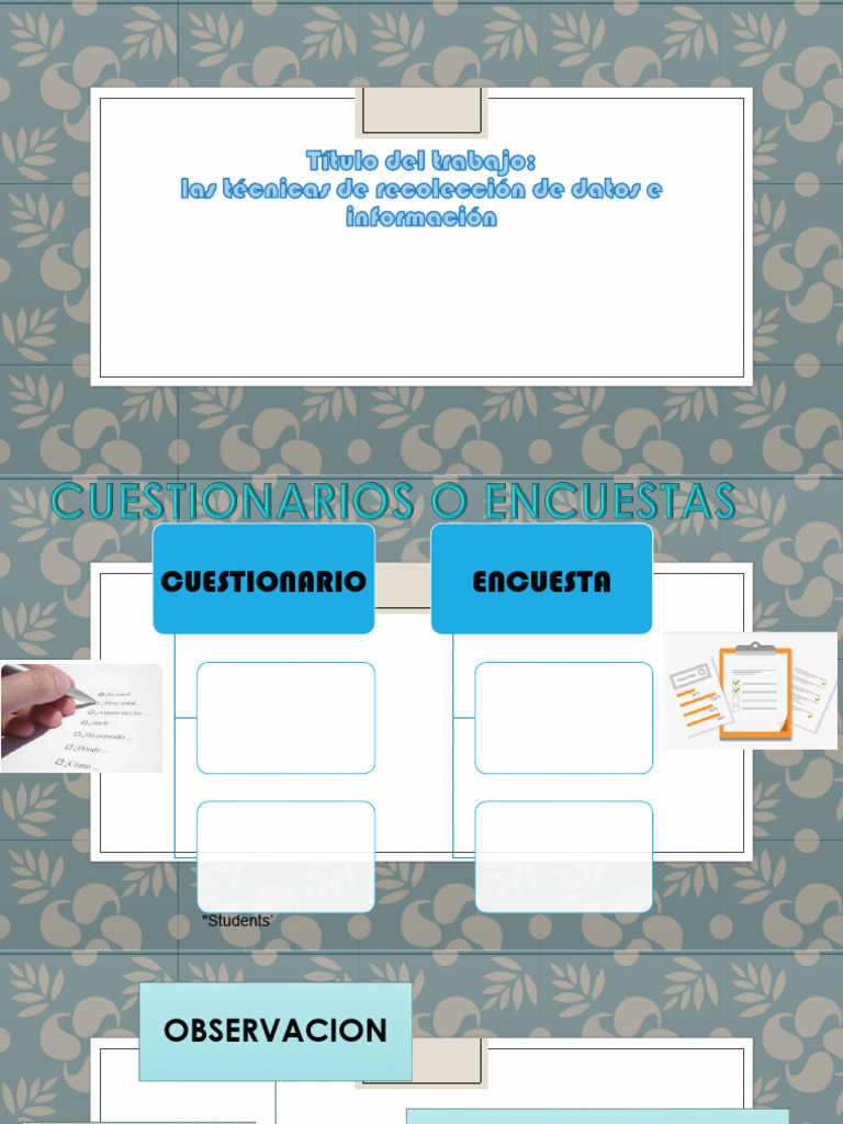 Karol Diapo | PDF | Metodología de encuesta | Observación