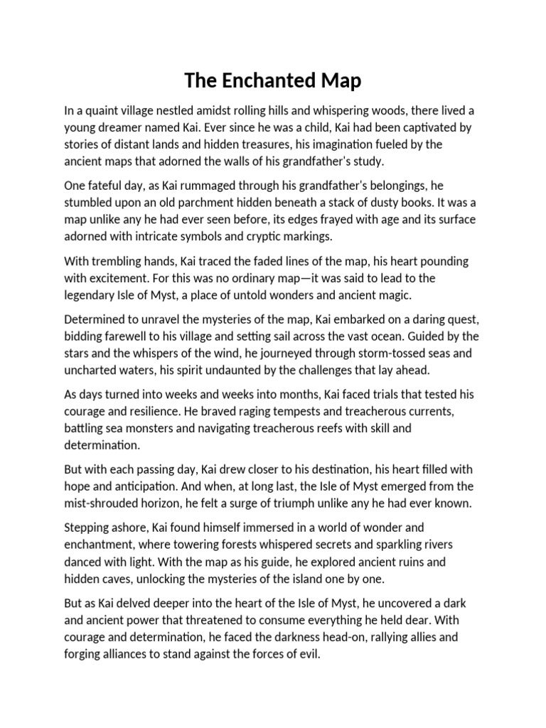The Enchanted Map | PDF