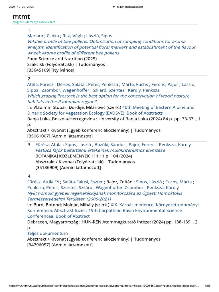 Sipos Laszlo Publ | PDF