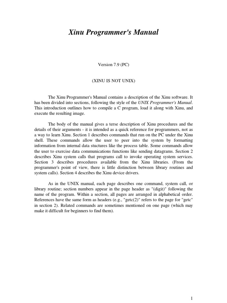 Xi Nu Man 0 | PDF | Command Line Interface | C (Programming Language)