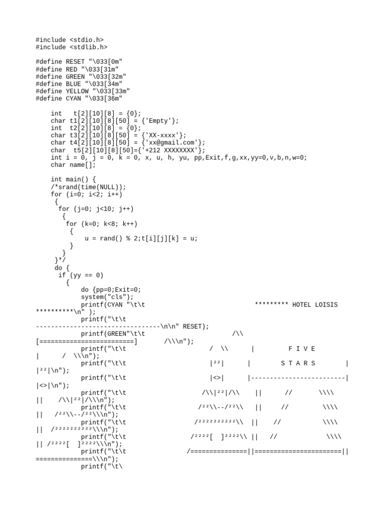 hotel | PDF | Computer Programming | Computing