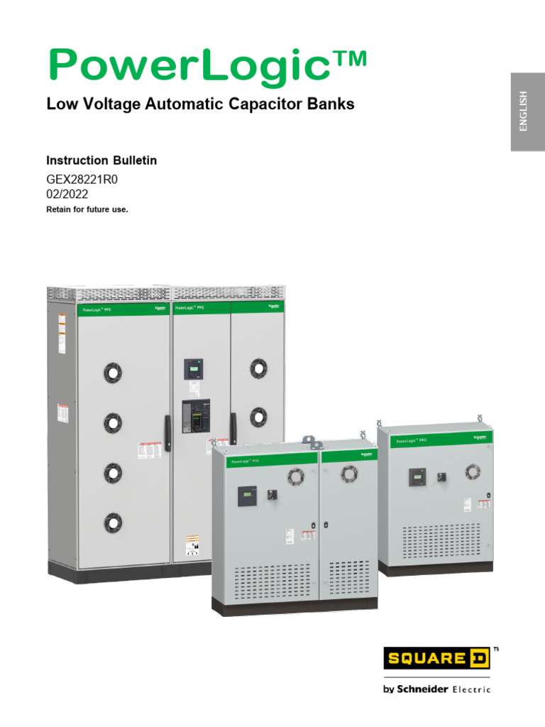 PowerLogic Low Voltage Capacitor Bank Guide | PDF | Capacitor ...