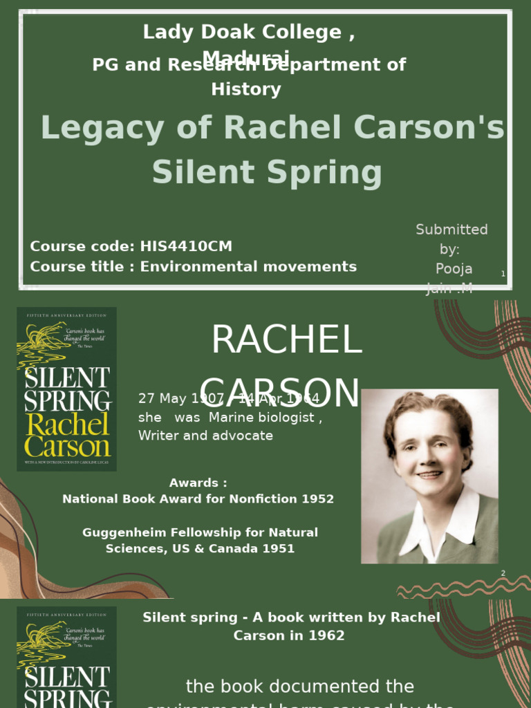 Legacy of Rachel Carson - 20241217 - 091322 - 0000 | PDF | Natural ...