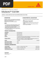 Sikalastic®-726 Balcony One Shot: Product Data Sheet | PDF | Humidity ...