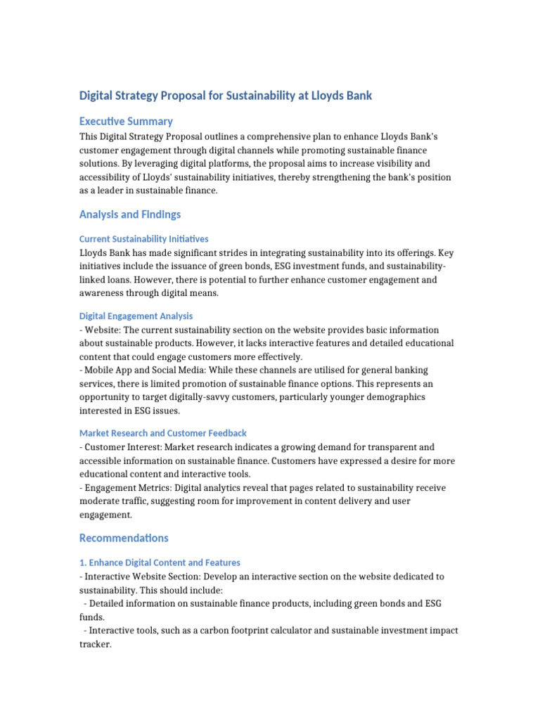 Digital_Strategy_Proposal_Example | PDF | Digital Marketing | Social Media