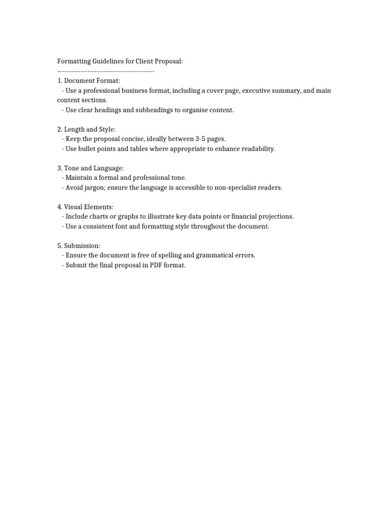 Formatting Guidelines | PDF