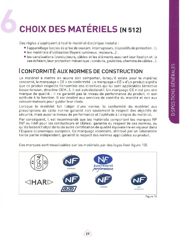 53-1-6 Choix Des Materiels | PDF