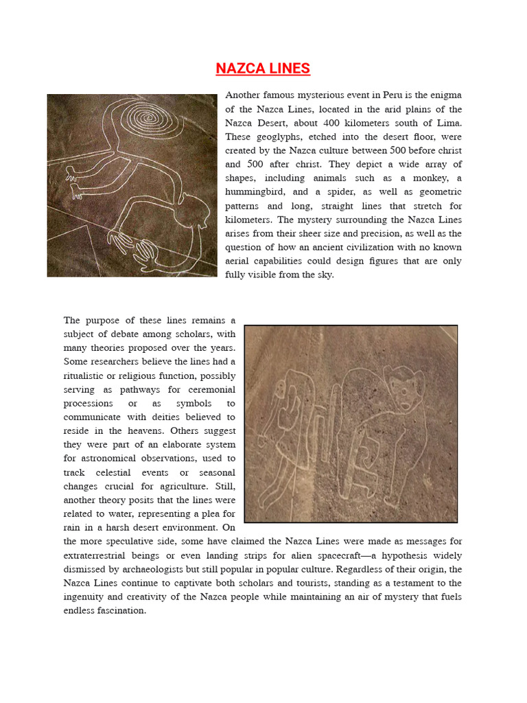 Lines of nazca | PDF