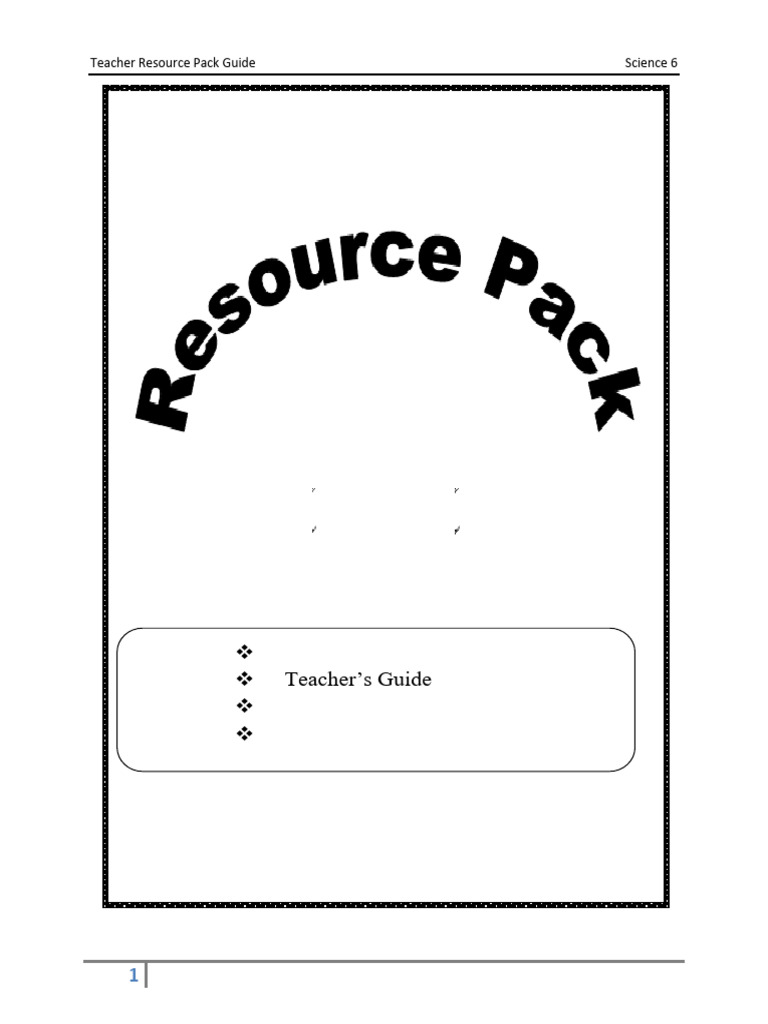 Science 6 Chapter 1 To 12 Final Teacher Guide Final 2018 New | PDF ...