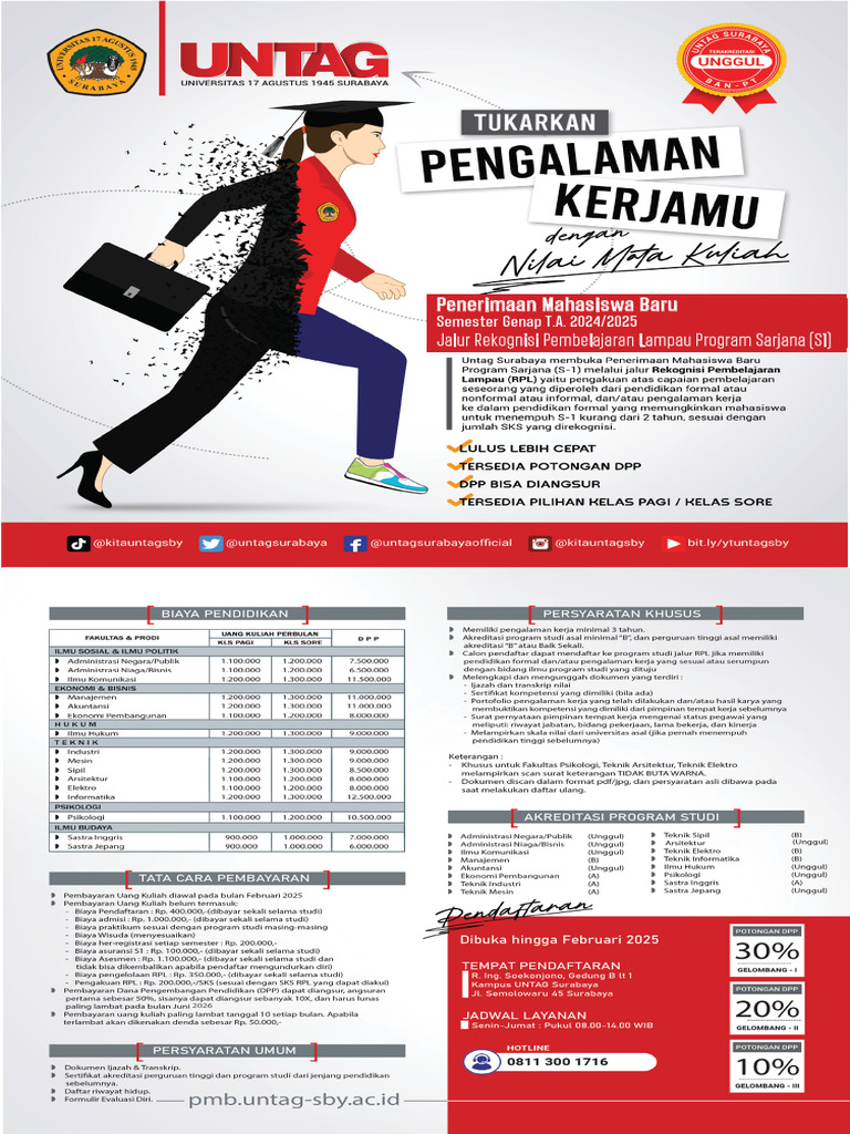 Brosur RPL Program Sarjana 2024 | PDF