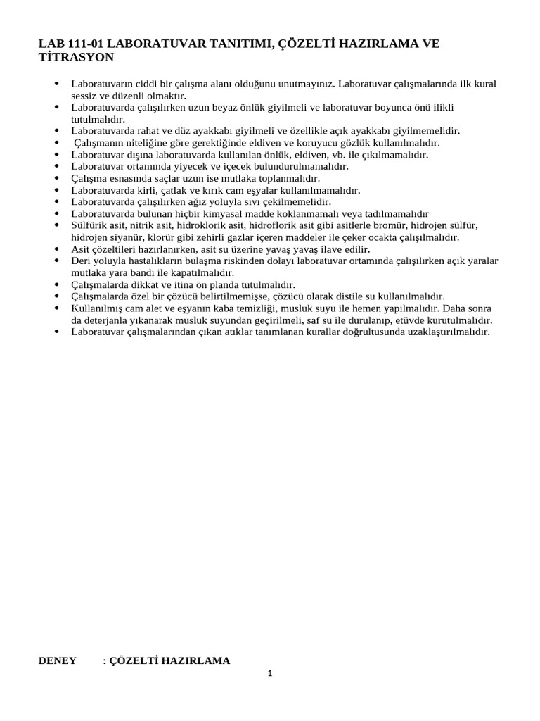 Tıp1 Lab1 | PDF