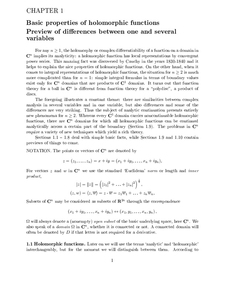 Adwan-Several Complex Variables | PDF