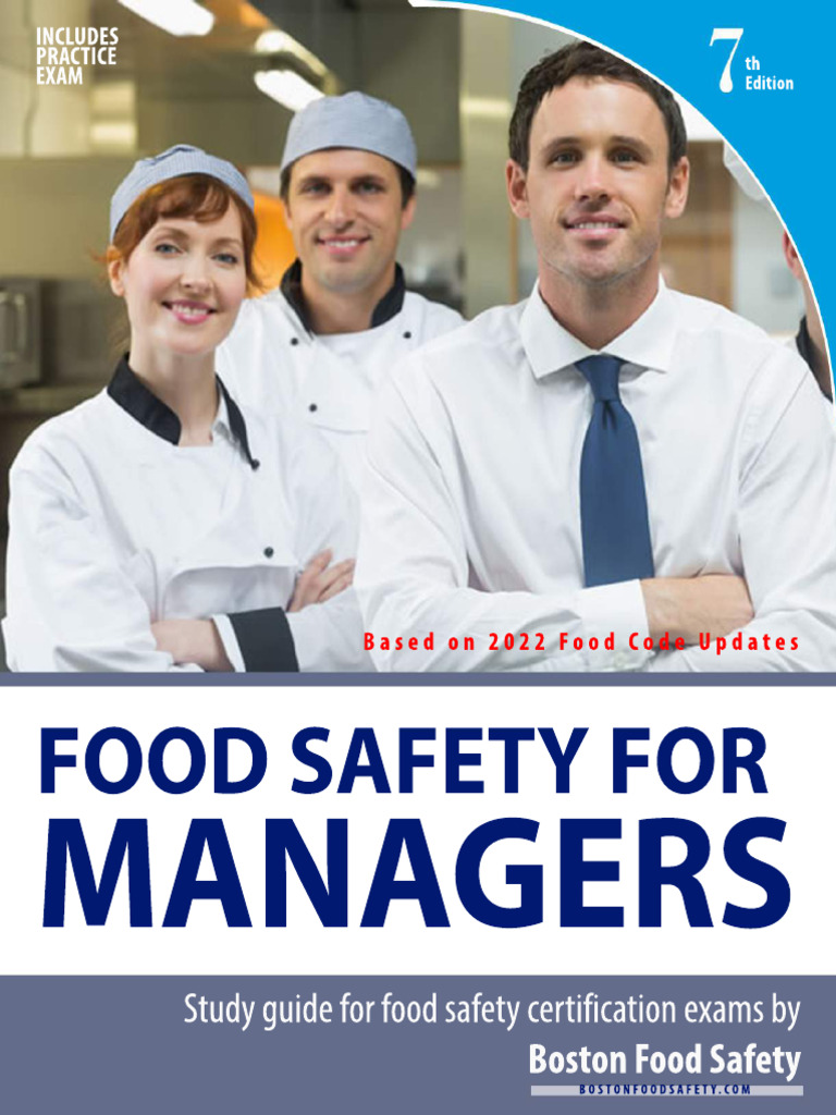 ServSafe Food Safety Manager Study Guide Boston Food Safety | PDF ...