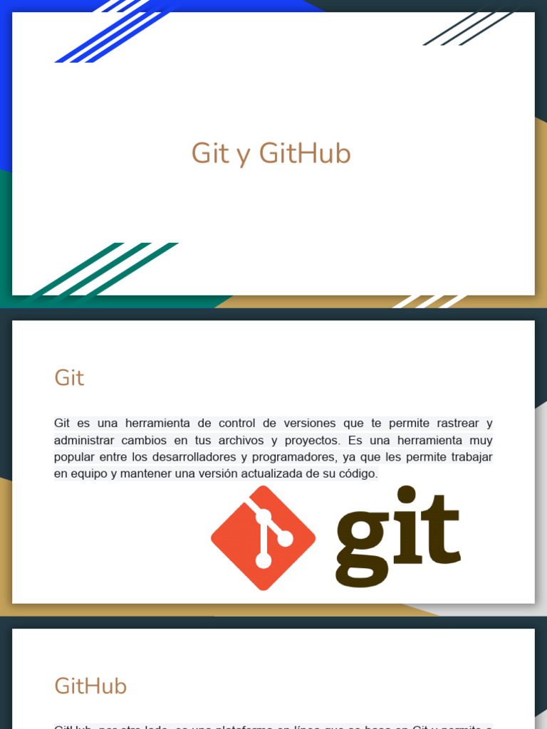 Git y GitHub | PDF | Control de versiones | Ciencias de la Computación