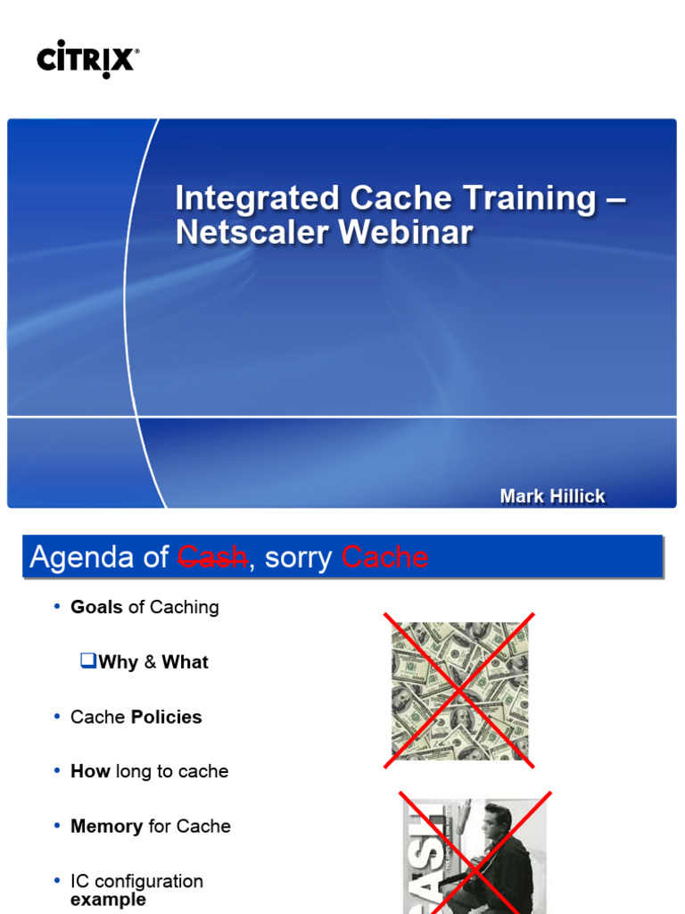 integratedcacheonnetscaler-120705075853-phpapp02 | PDF | Proxy Server | Cache (Computing)