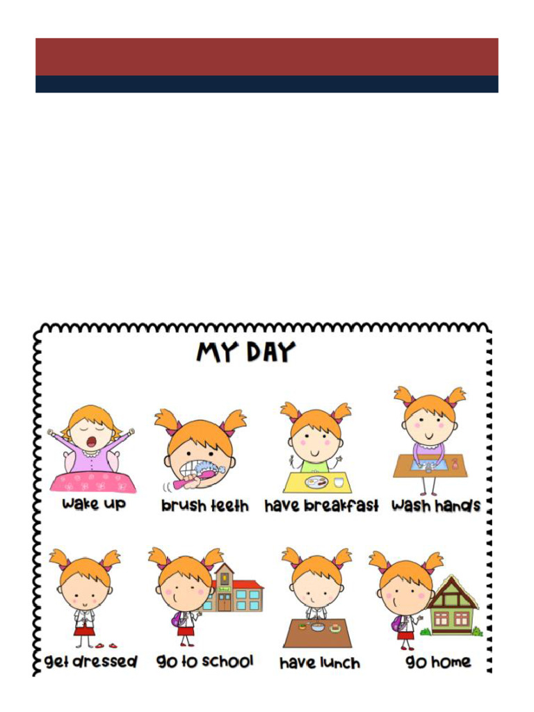Daily Routine presentation pdf | PDF | Youtube
