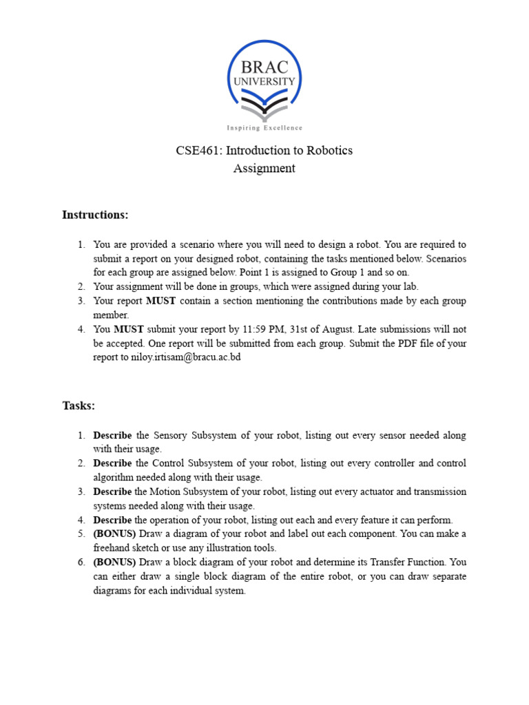 CSE461 Assignment | PDF