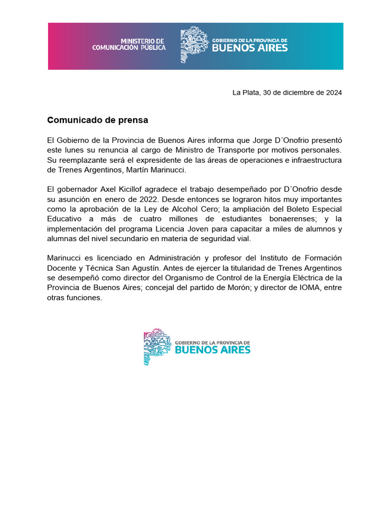 Comunicado GPBA 30-12-2024 | PDF